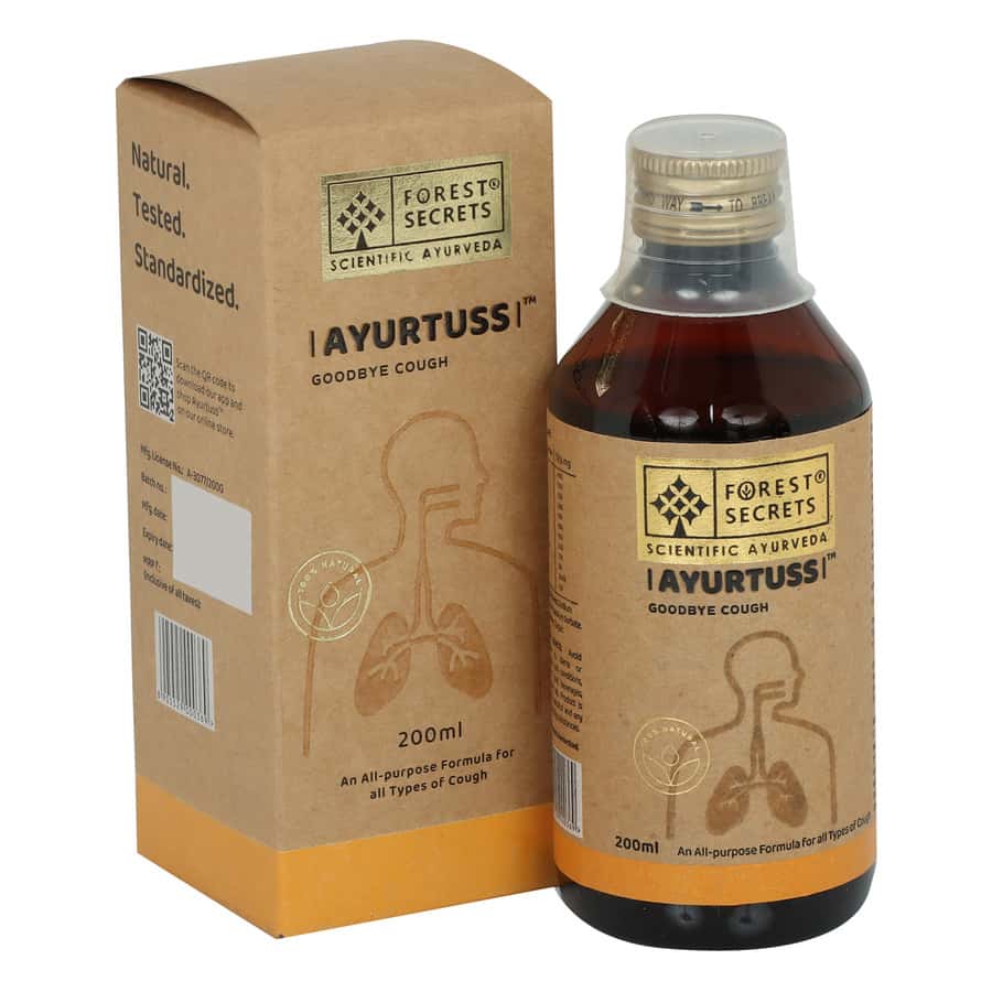 Buy FOREST SECRETS AYURTUSS COUGH SYRUP | NO ADDED SUGAR| FOR ALL TYPES ...