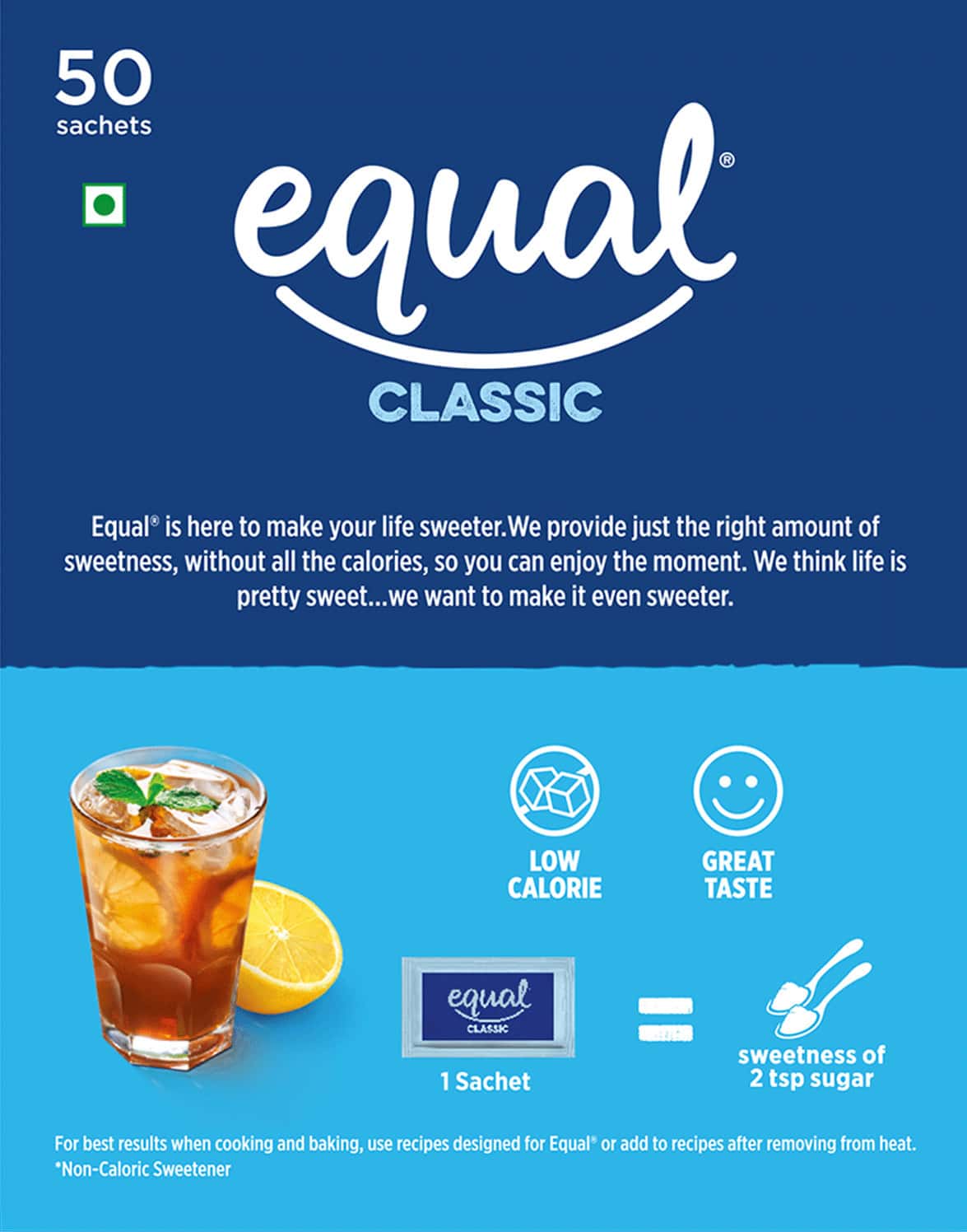 Buy EQUAL CLASSIC ZERO CALORIE SWEETENER, SUGAR FREE, CALORIE CONTROL ...