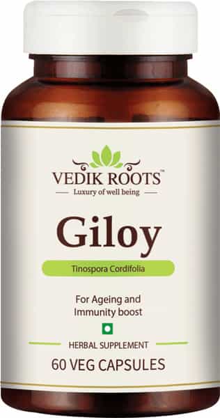 Buy VEDIKROOTS GILOY 60 CAPSULES 450 MG 100% ORGANIC | TINOSPORA ...
