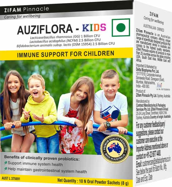 Buy AUZIFLORA-KIDS ORAL POWDER 8G (PACK OF 10) Online & Get Upto 60% ...
