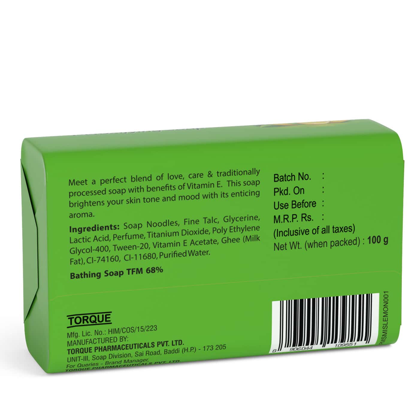 Buy REFRESH LEMON SOAP 100G PACK OF 4 Online & Get Upto 60% OFF at ...