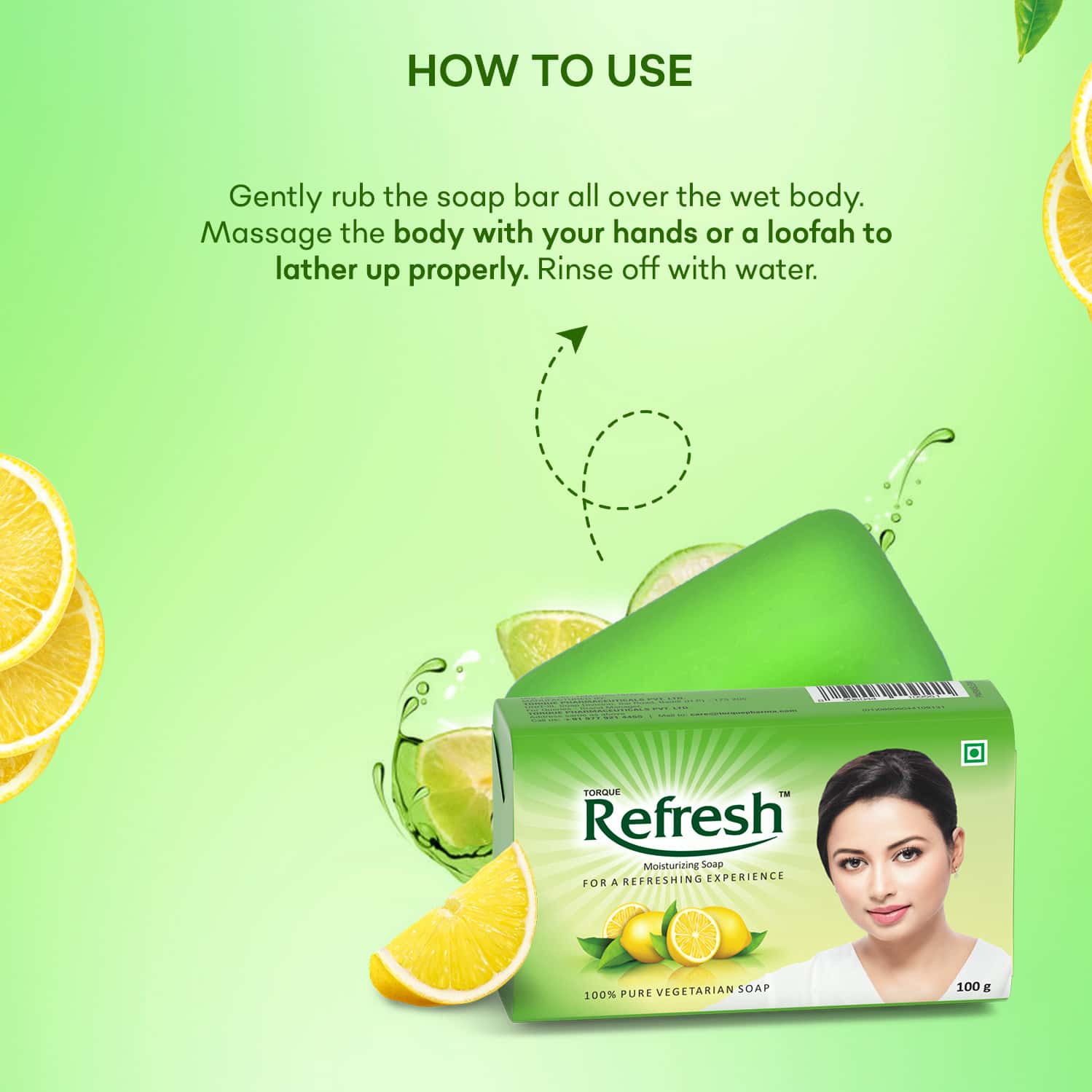 Buy REFRESH LEMON SOAP 100G PACK OF 4 Online & Get Upto 60% OFF at ...