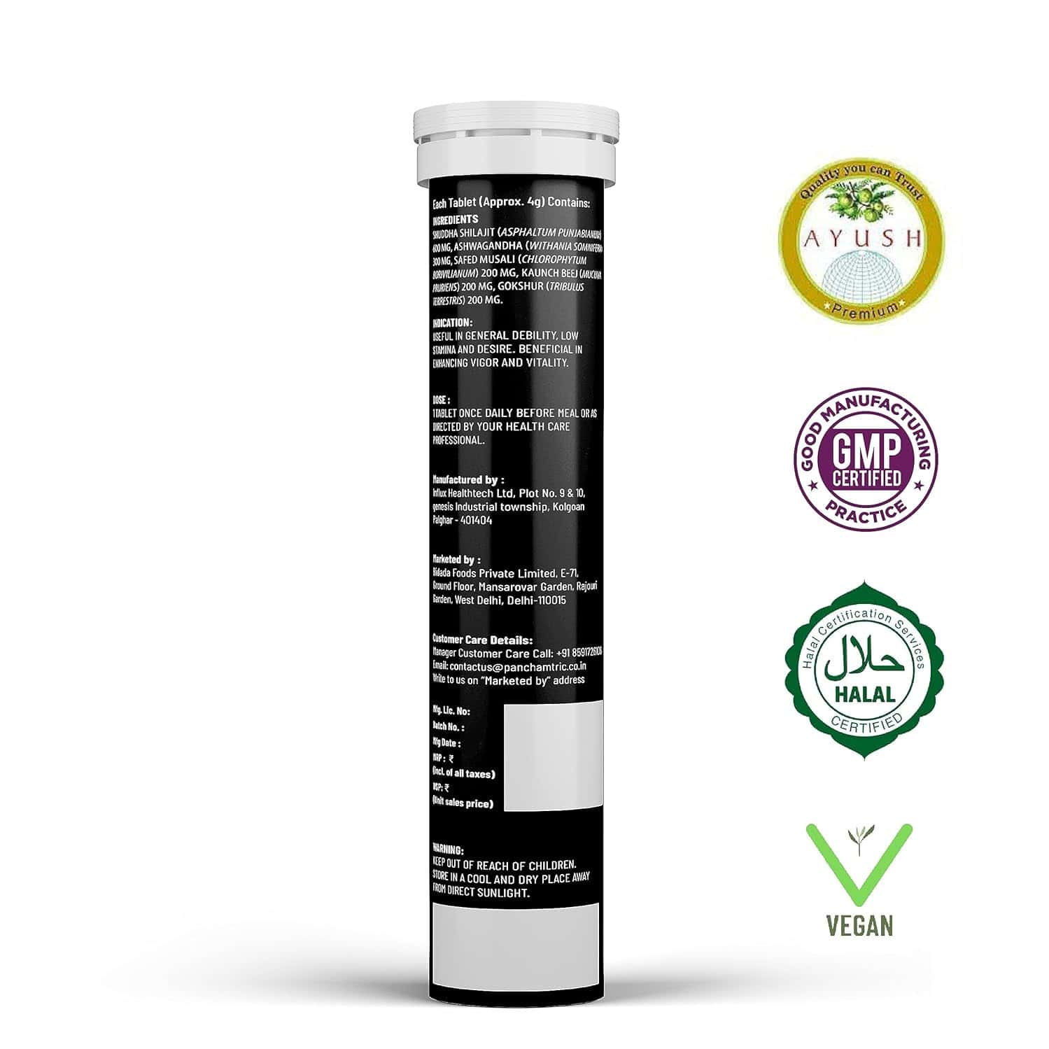 Buy PANCHAMRIT SHILAJIT EFFERVESCENT TABLET, 15 UNITS Online & Get Upto ...