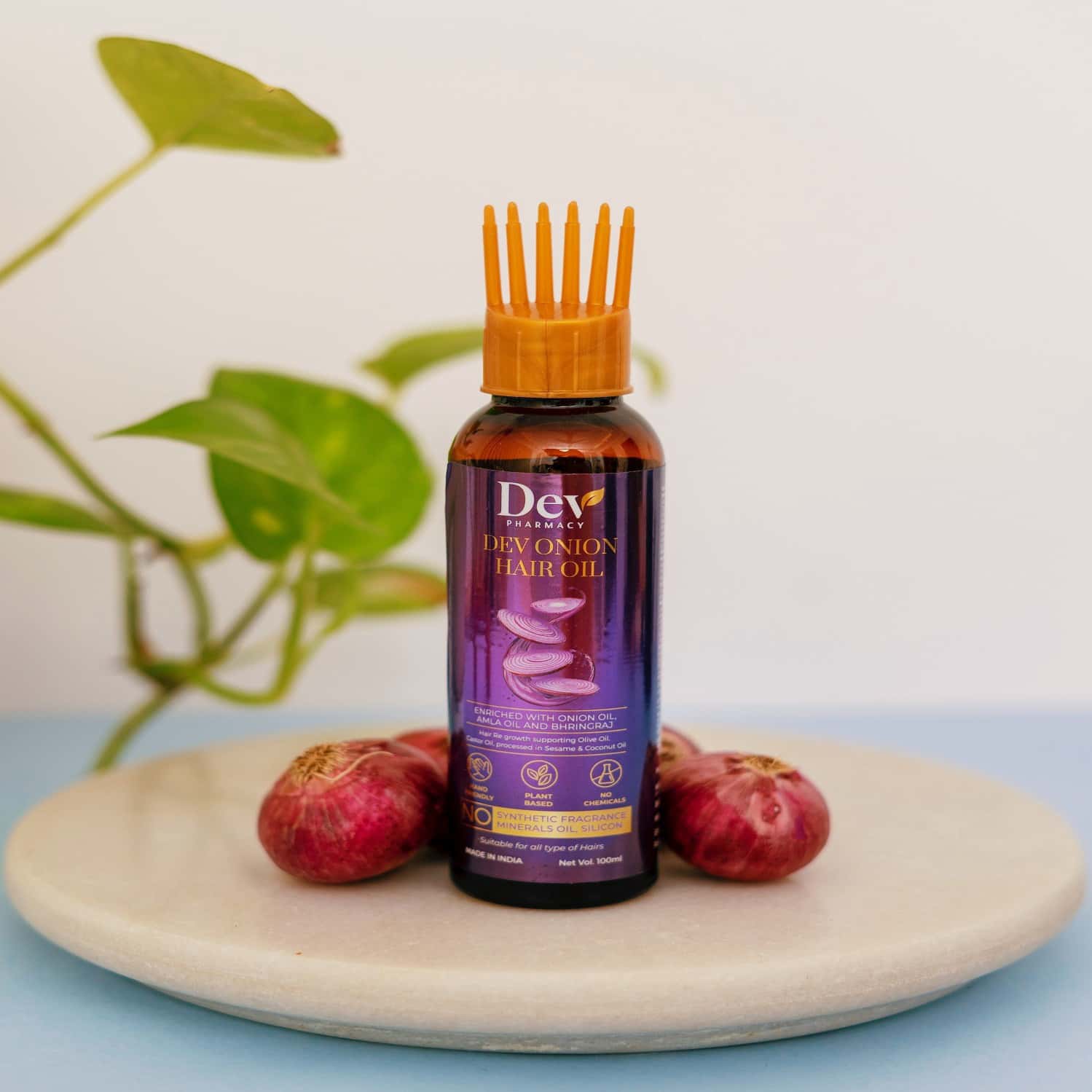 Buy DEV ONION HAIR OIL | HERBAL HAIR OIL FOR HAIR GROWTH & REDUCES ...