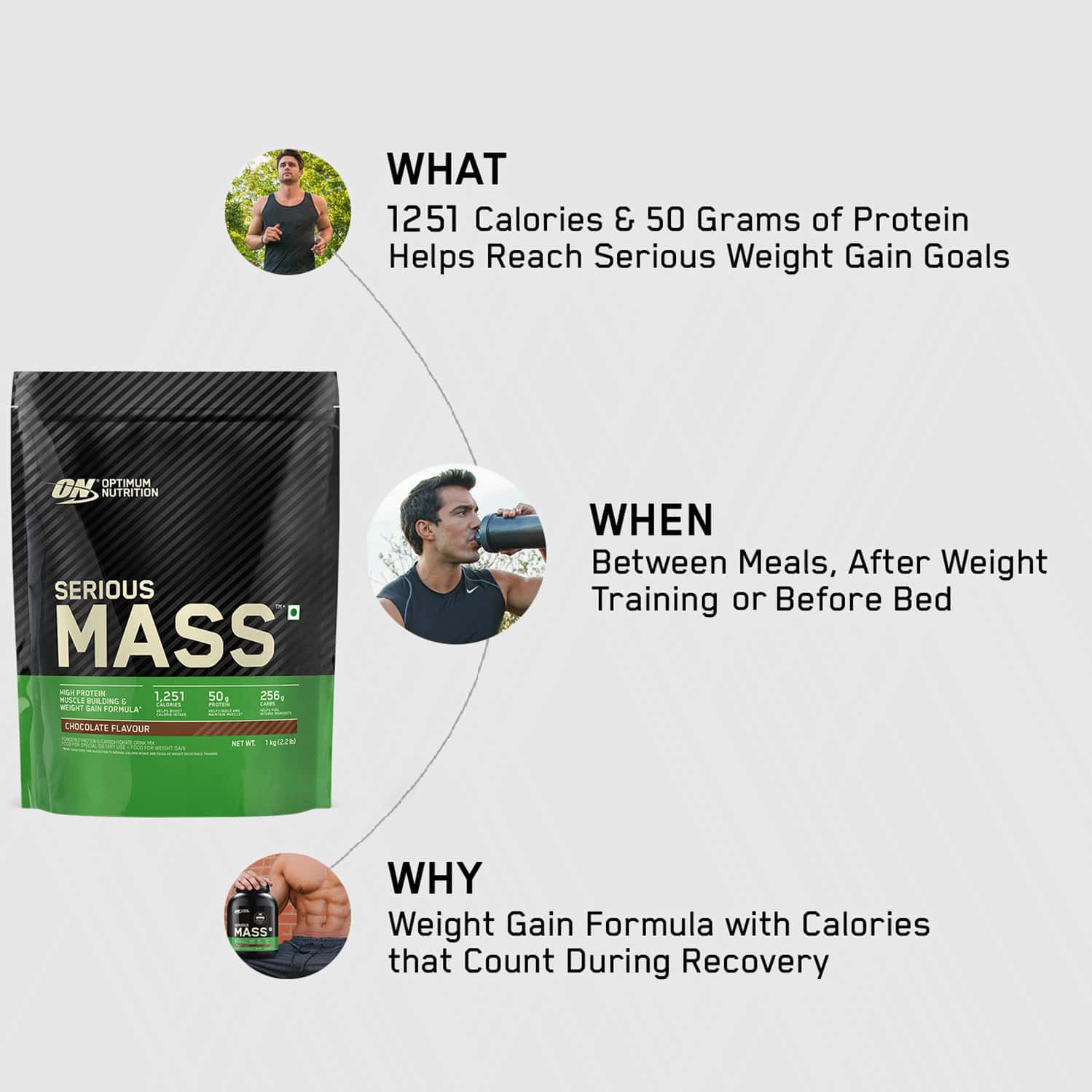 Buy OPTIMUM NUTRITION (ON) SERIOUS MASS HIGH PROTEIN HIGH CALORIE ...