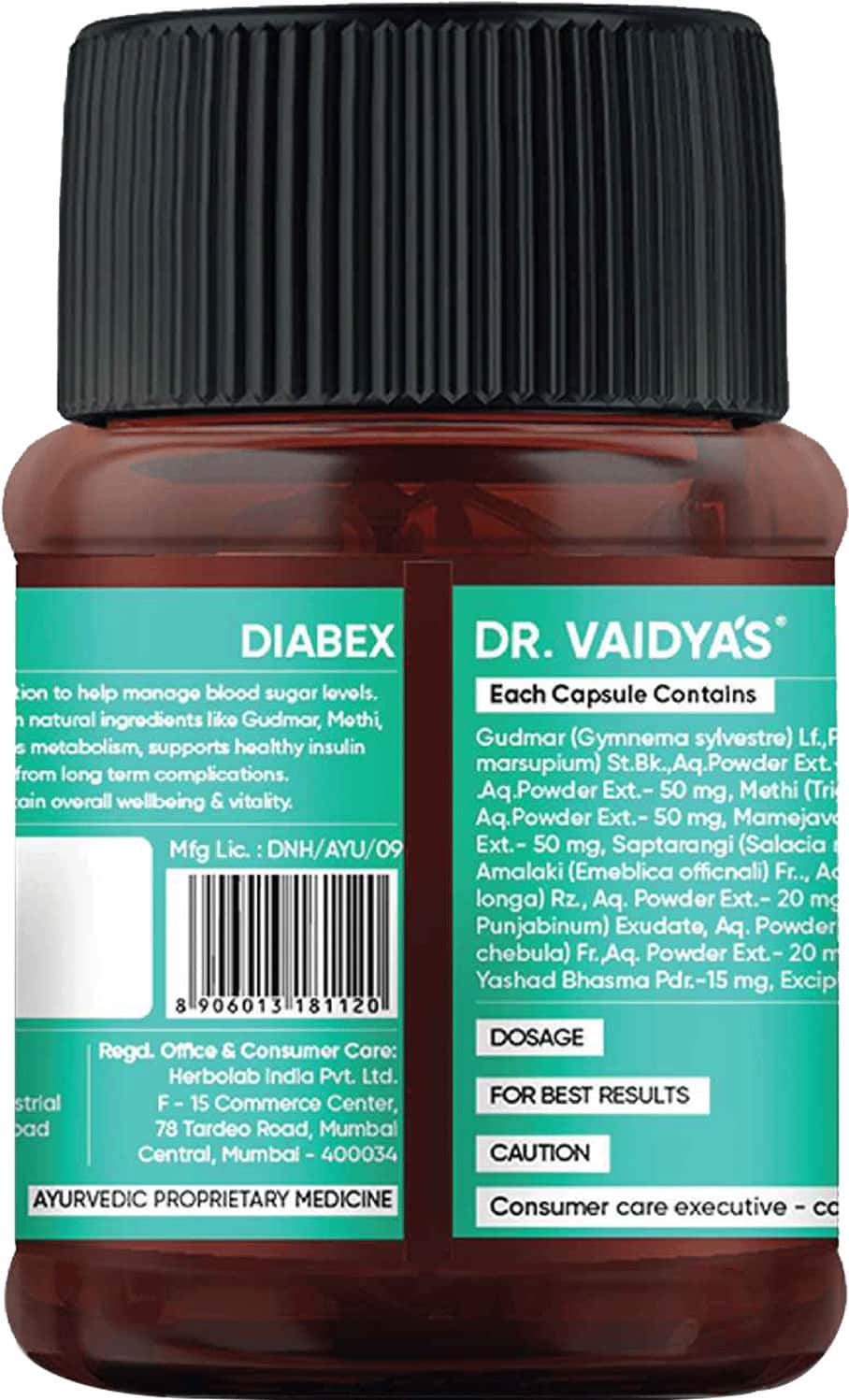 Buy DR. VAIDYA'S DIABEX -30 CAPSULES - PACK OF 3 Online & Get Upto 60% ...