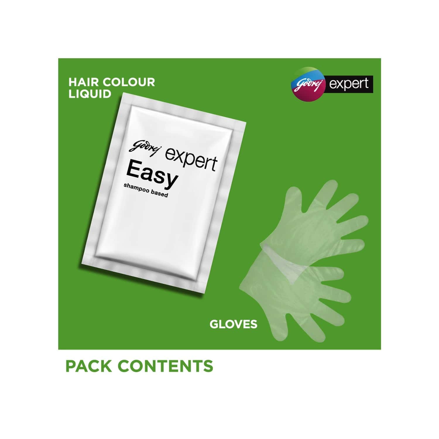 Buy Godrej Expert Easy 5 Minute Hair Colour Sachet Natural Brown - Pack ...