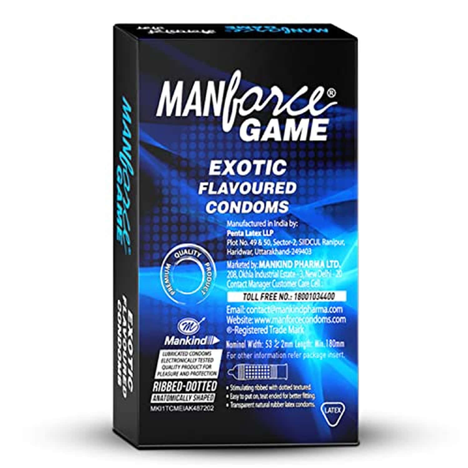 Buy MANFORCE GAME CONDOMS 10 PIECES X PACK OF 4 Online & Get Upto 60% OFF at PharmEasy