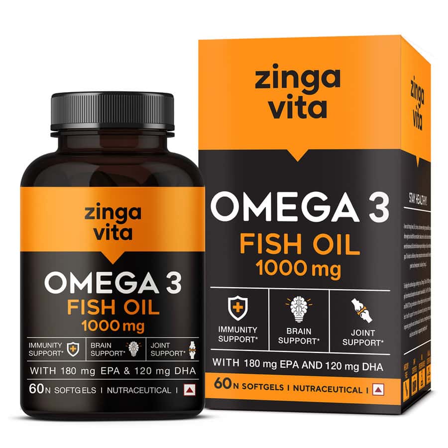 Buy ZINGAVITA MULTIVITAMIN + OMEGA 3 FISH OIL FOR MEN & WOMEN 120 ...