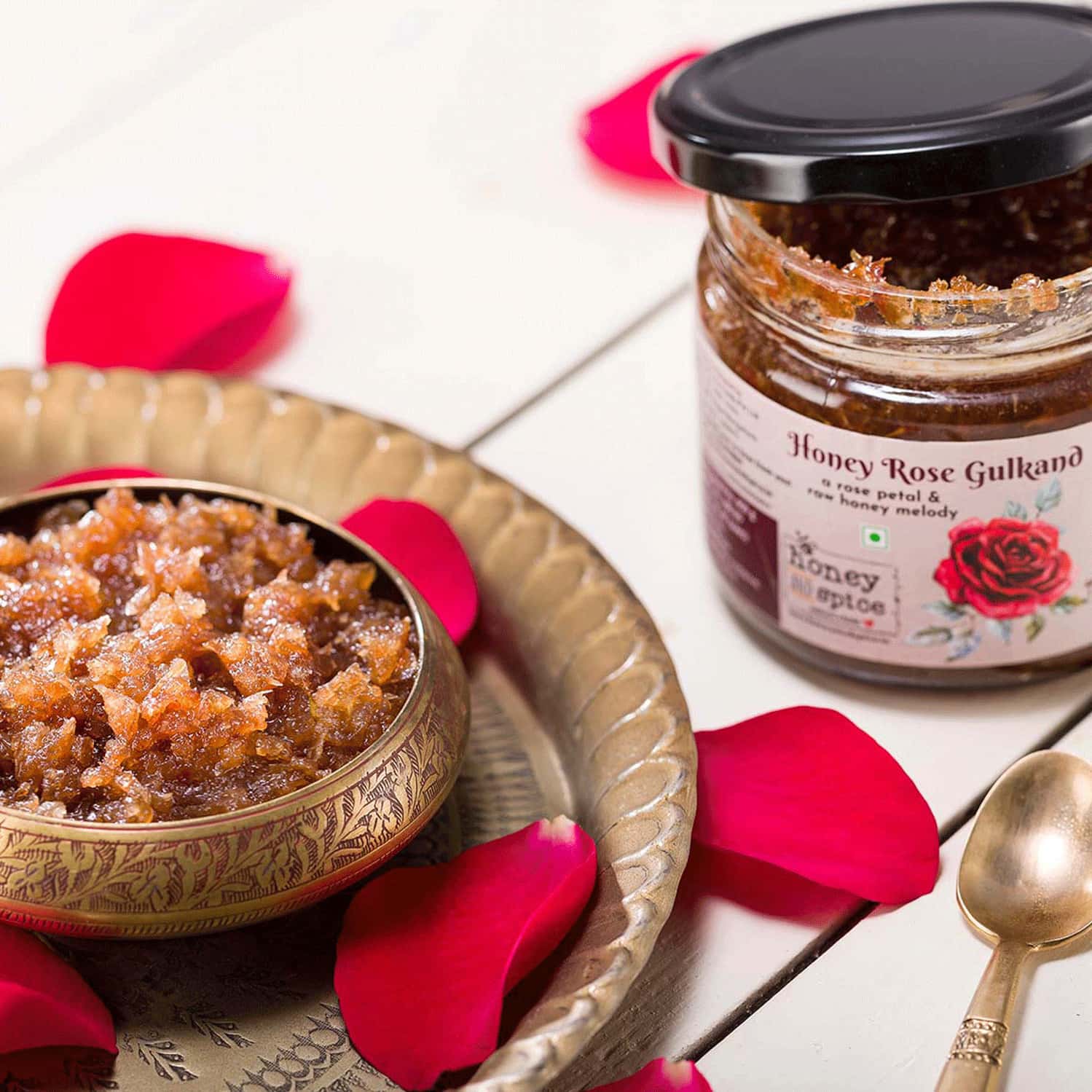 Buy HONEY & SPICE HONEY ROSE GULKHAND 400G Online & Get Upto 60% OFF at ...