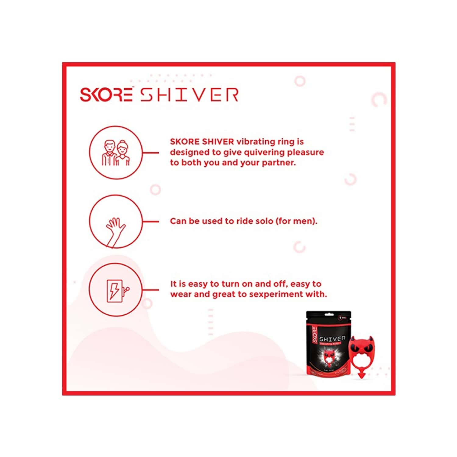 Buy SKORE SHIVER VIBRATING RING FOR HIM Online & Get Upto 60% OFF at ...