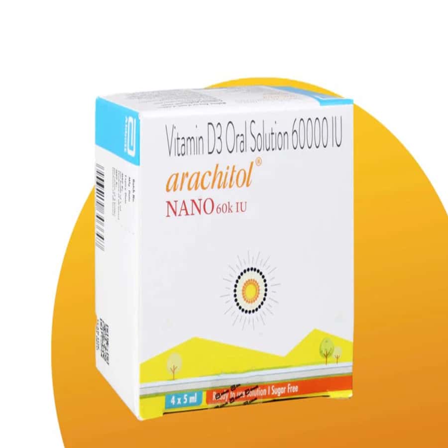 Buy ARACHITOL NANO 60K SUGAR FREE BOTTLE OF 5ML SOLUTION Online & Get ...