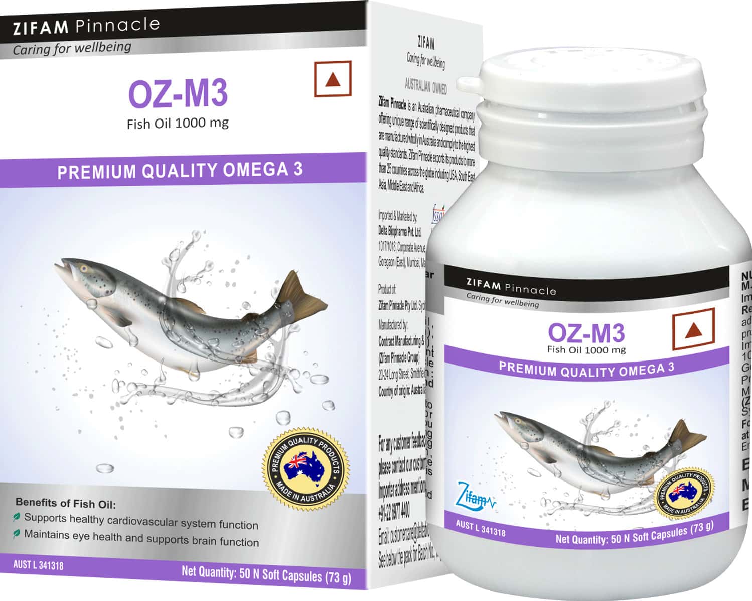 Buy OZ-M3 BOTTLE OF 50'S CAPSULES Online & Get Upto 60% OFF at PharmEasy