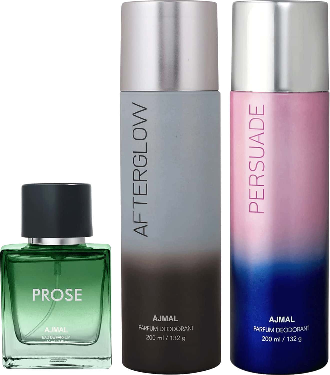 Buy AJMAL AFTER GLOW DEO 200 ML AND MAGNETIZE DEO 200 ML AND PROSE EDP ...
