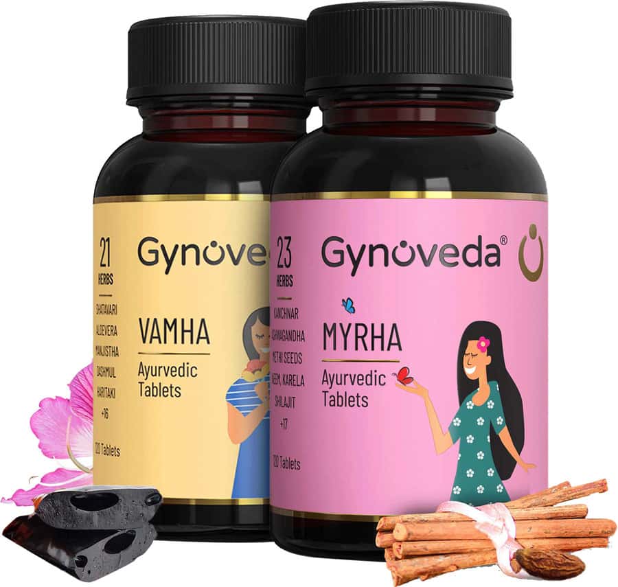 Buy GYNOVEDA PCOS PCOD AYURVEDIC MEDICINE FOR HEAVY FLOW EARLY PERIODS ...