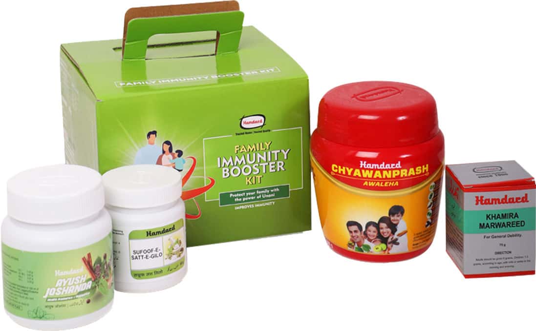 Buy HAMDARD FAMILY IMMUNITY BOOSTER KIT - 870G Online & Get Upto 60% ...