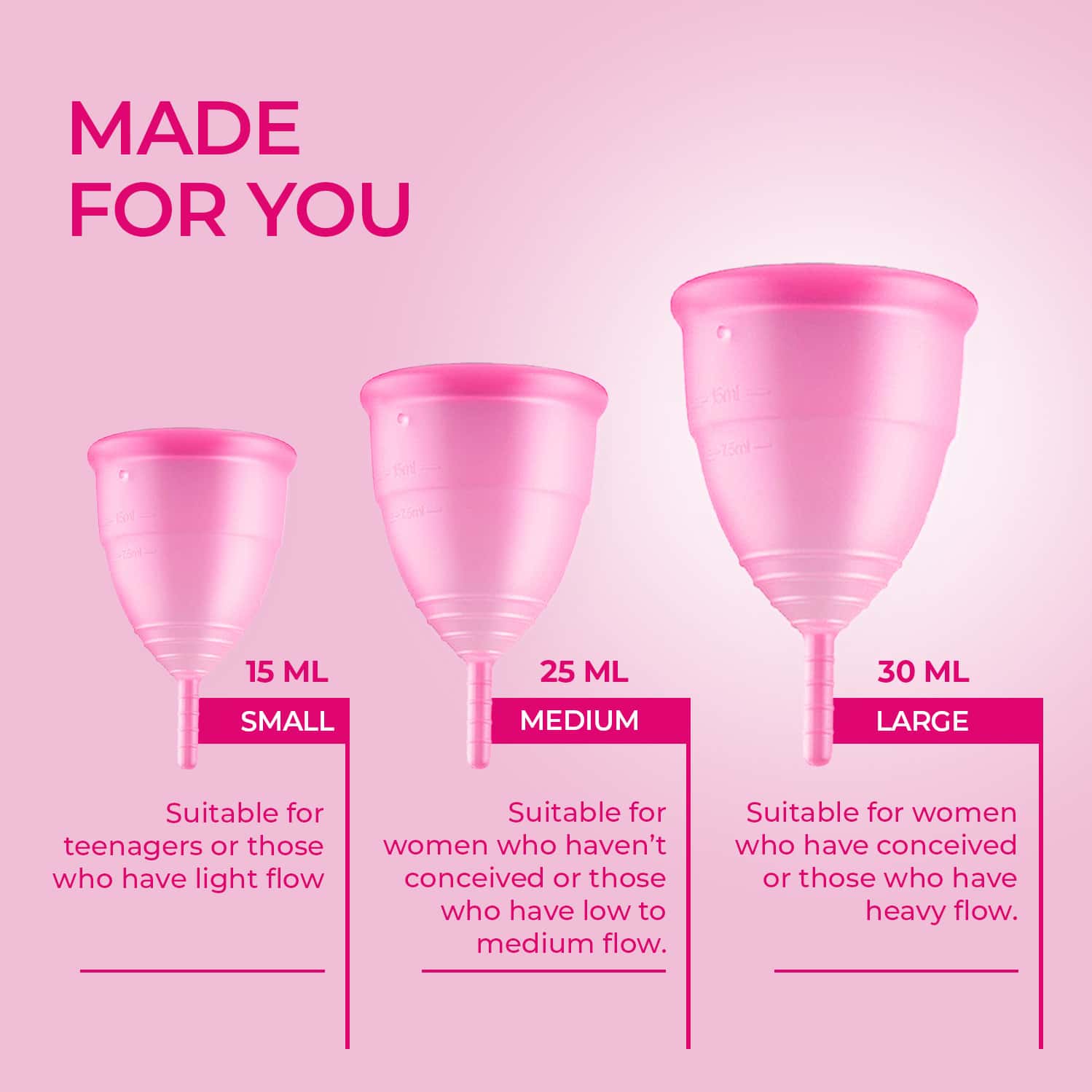 Buy PAREE PRIMA REUSABLE MENSTRUAL CUP MEDIUM SIZE WITH PROTECTION ...