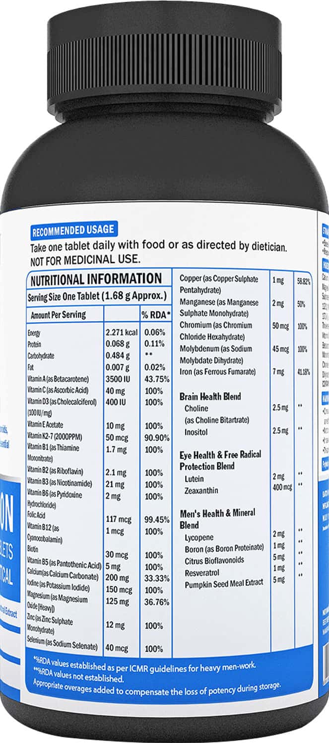 Buy SCITRON MULTI MEN DAILY MULTI-VITAMIN FORMULA (32 VITAMINS ...