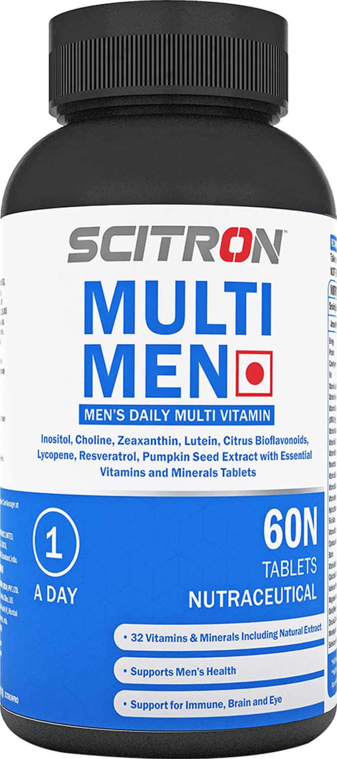 Buy SCITRON MULTI MEN DAILY MULTI-VITAMIN FORMULA (32 VITAMINS ...