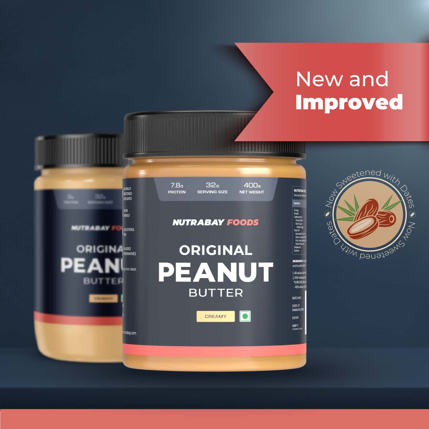 Buy NUTRABAY FOODS ORIGINAL PEANUT BUTTER (CREAMY) - 400G Online & Get ...