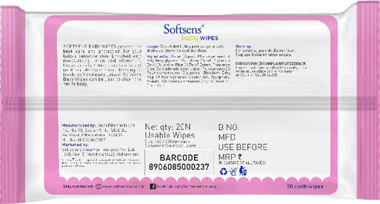 Buy SKIN CARE WET WIPES (PACK OF 20) - PACK OF 1 Online & Get Upto 60% ...