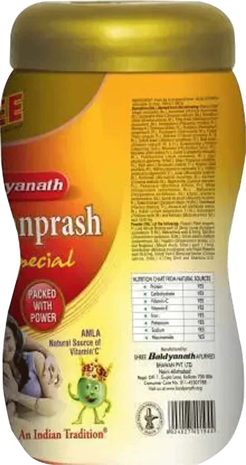 Buy BAIDYANATH CHYAWANPRASH SPECIAL |AYURVEDIC IMMUNITY BOOSTER|500GM ...
