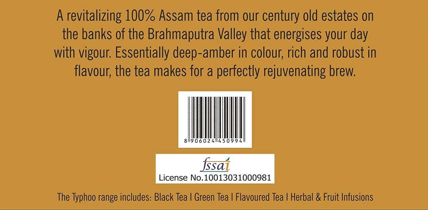 Buy TYPHOO CLASSIC ASSAM TEA 100 TEA BAGS Online & Get Upto 60% OFF at ... Buy TYPHOO CLASSIC ASSAM TEA 100 TEA BAGS Online & Get Upto 60% OFF at ...