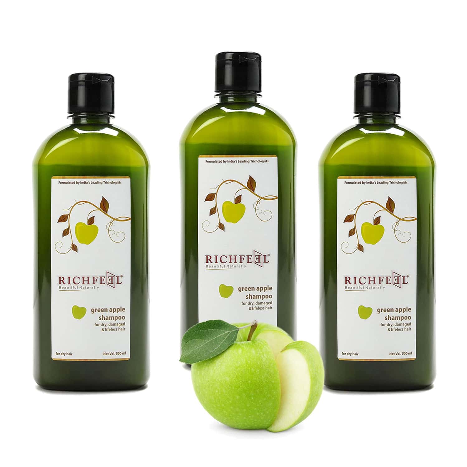 Buy GREEN APPLE SHAMPOO 500 ML PACK OF 2 Online & Get Upto 60% OFF at ...
