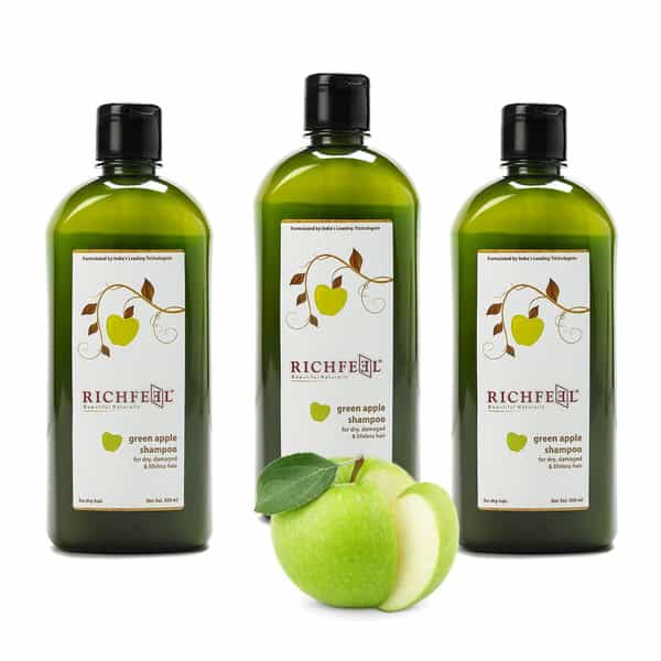 Buy GREEN APPLE SHAMPOO 500 ML PACK OF 3 Online & Get Upto 60% OFF at ...