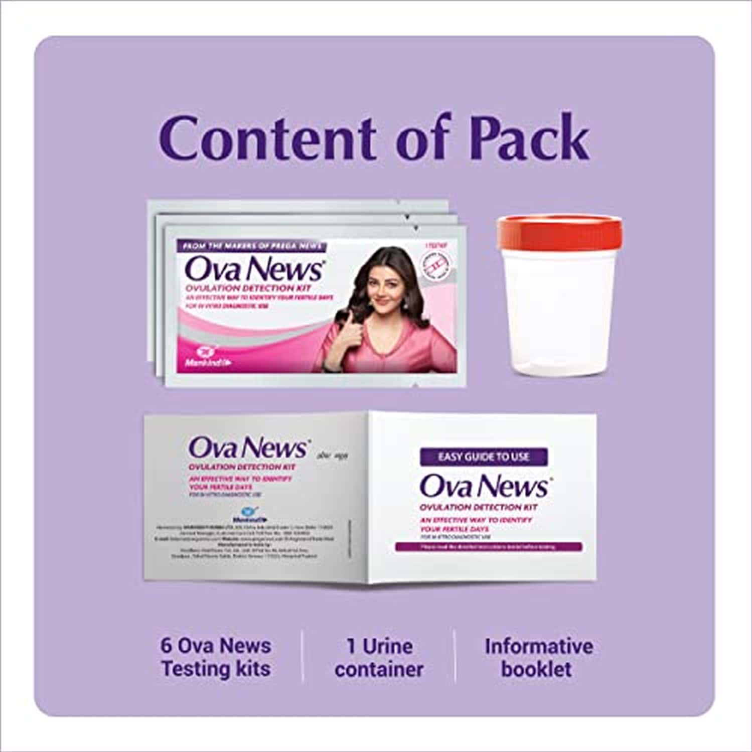 Buy OVA NEWS OVULATION DETECTION KIT BY MANKIND OVULATION KIT (24 TESTS ...