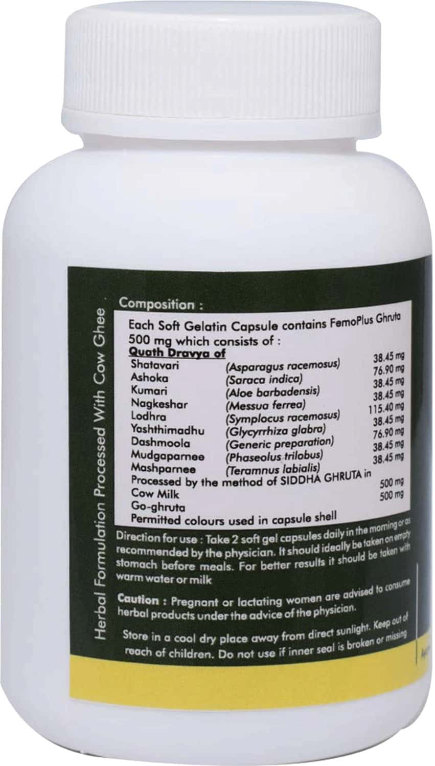 Buy GRAZING MEADOWS FEMO PLUS 30 CAPSULES AYURVEDIC HERBAL FORMULATION ...