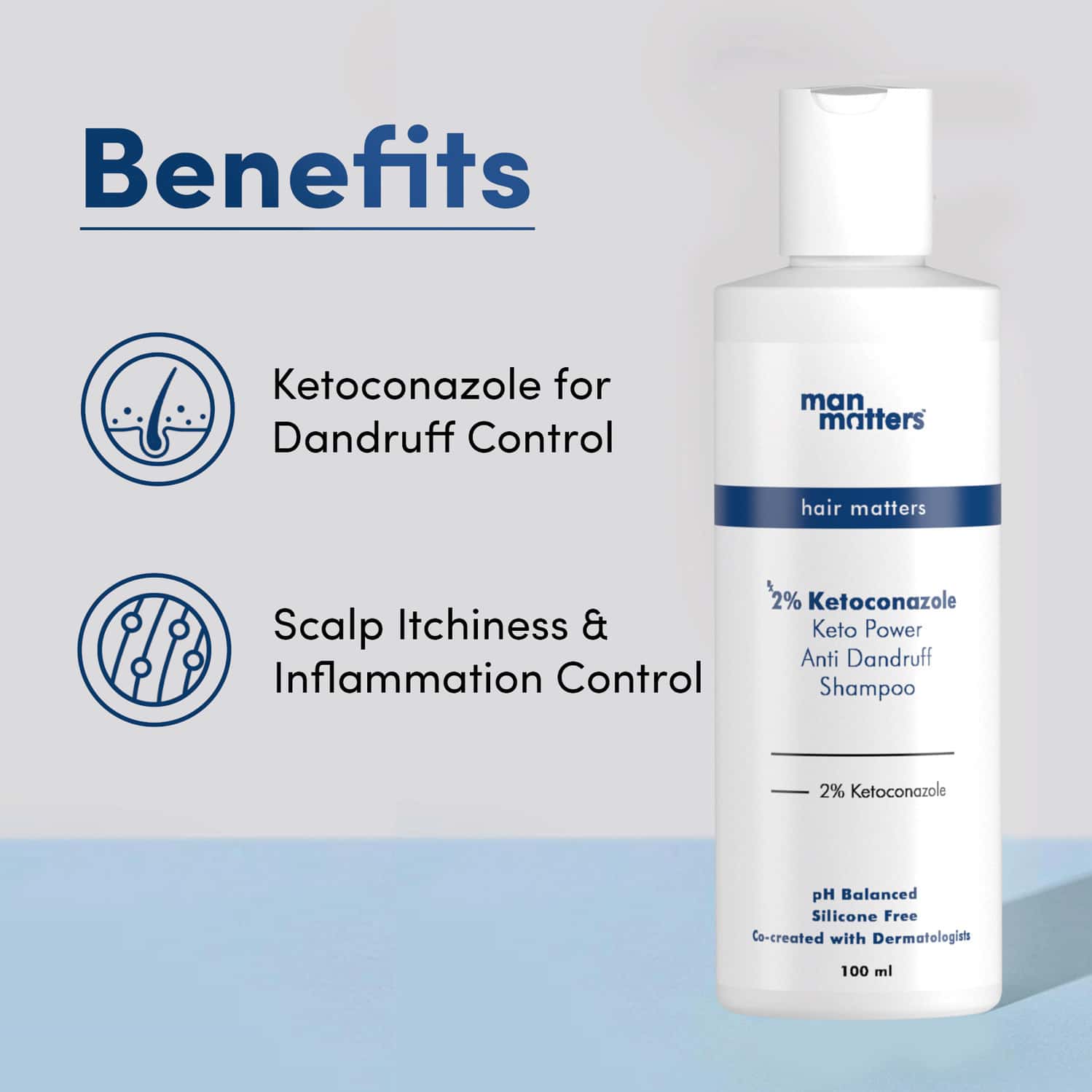 Buy MAN MATTERS ANTI DANDRUFF SHAMPOO 100 ML + MASSAGER Online & Get ...