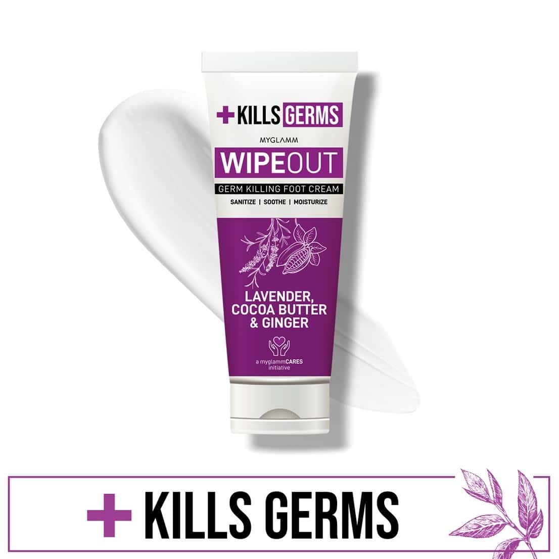 Buy MYGLAMM WIPEOUT GERM KILLING FOOT CREAM - 60G Online & Get Upto 60% ...