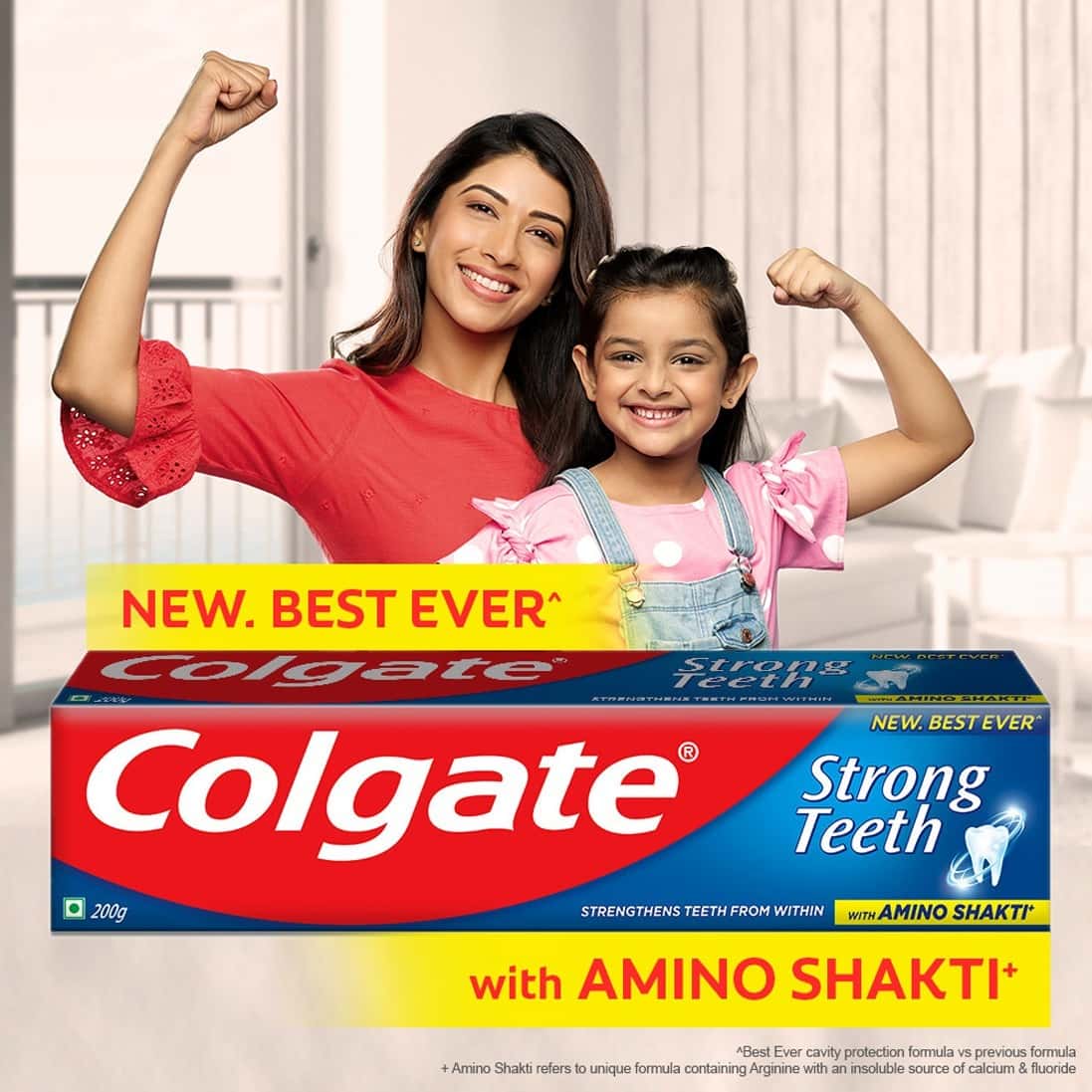 Buy COLGATE STRONG TEETH ANTICAVITY TOOTHPASTE WITH AMINO SHAKTI ...