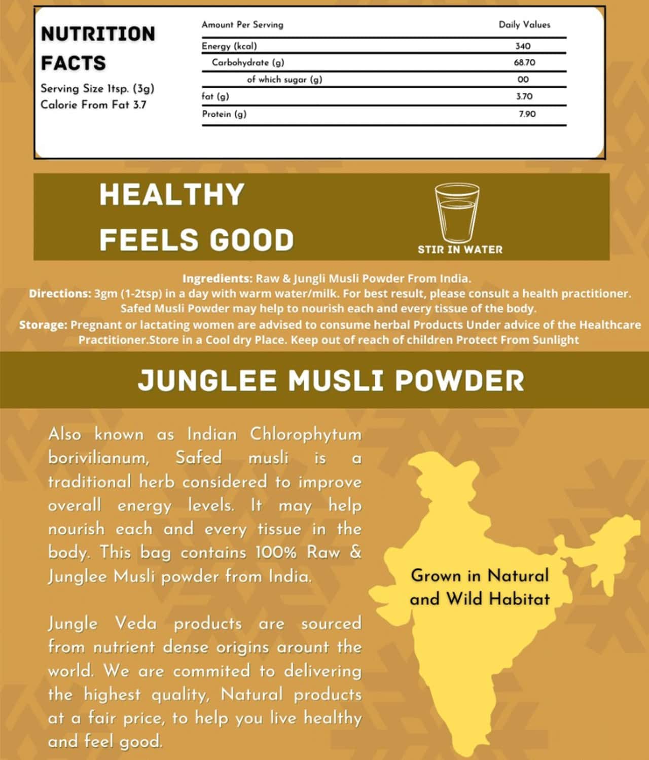 Buy MUSLI POWDER (100 GM) Online & Get Upto 60% OFF at PharmEasy