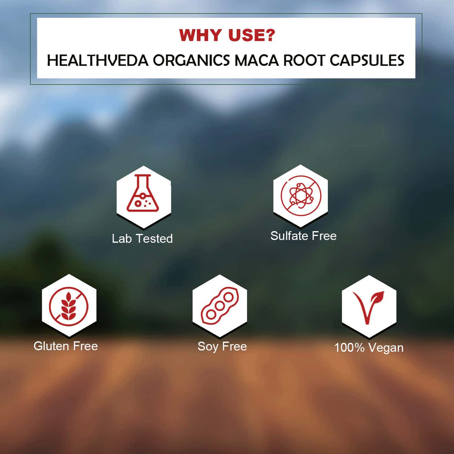 Buy HEALTH VEDA ORGANICS MACA ROOT CAPSULES FOR BETTER REPRODUCTIVE ...