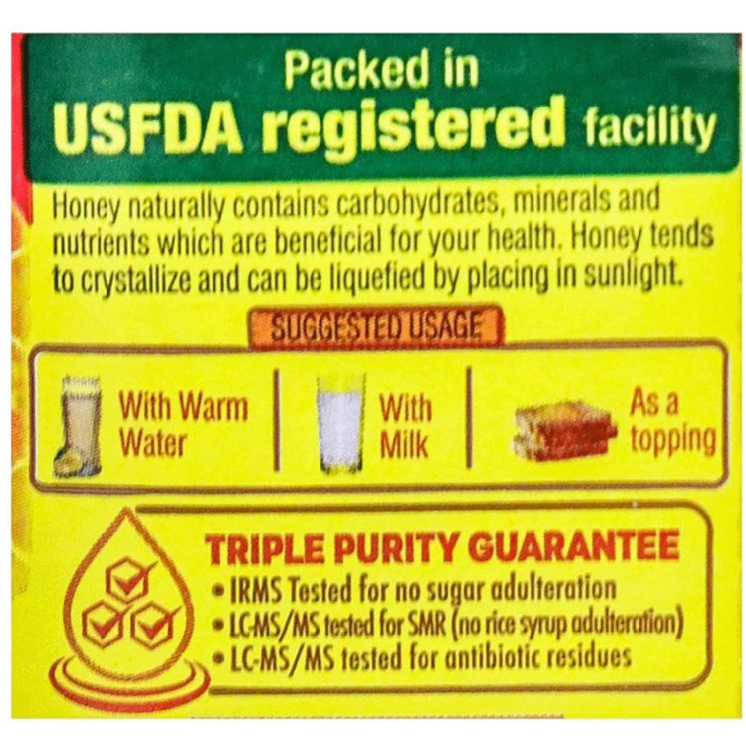 Buy DABUR HONEY 100% PURE 500G WITH FREE DABUR CHYAWANPRASH 250G Online ...