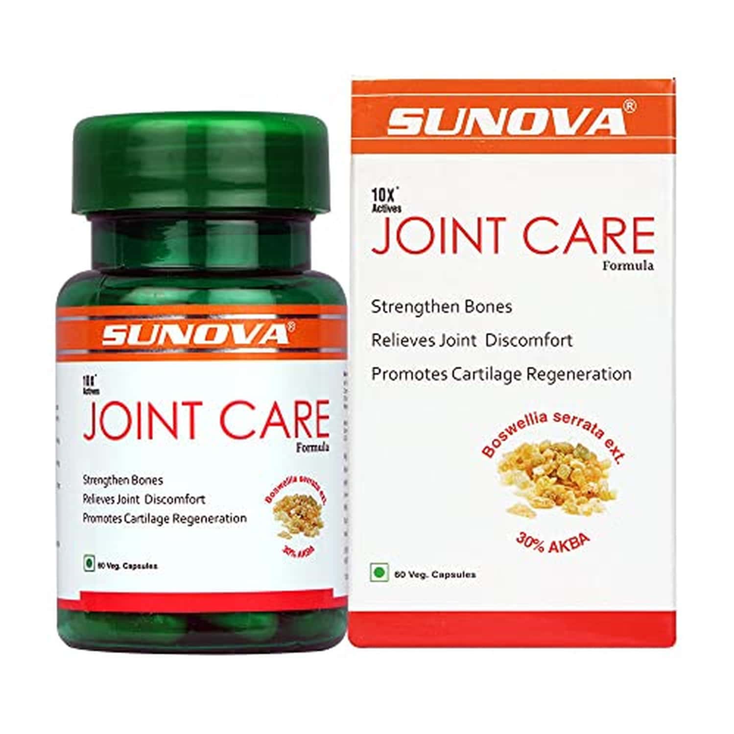 Buy SUNOVA JOINT CARE FORMULA 60 CAPSULES (60 NO) Online & Get Upto 60% ...