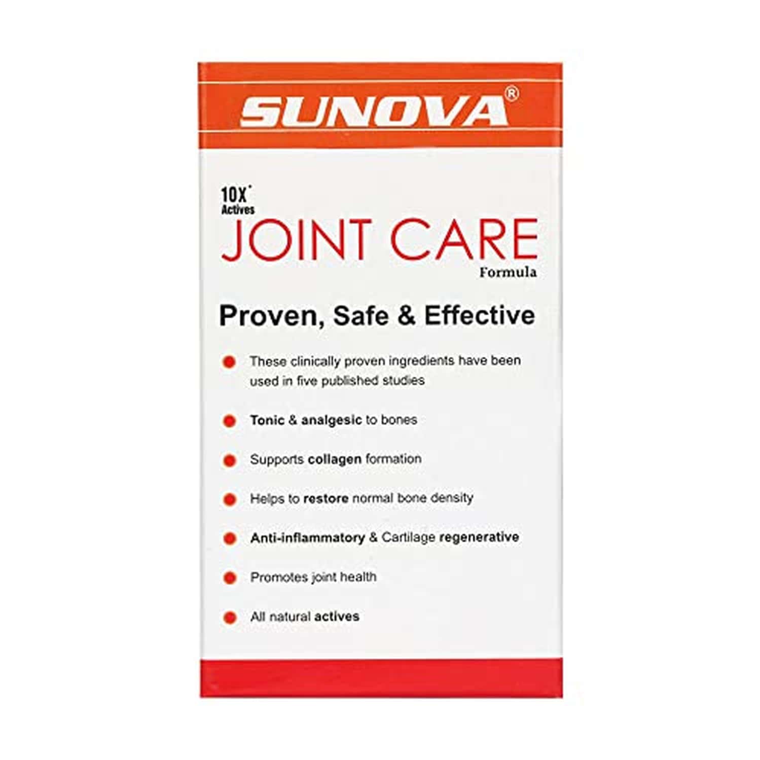 Buy SUNOVA JOINT CARE FORMULA 60 CAPSULES (60 NO) Online & Get Upto 60% ...