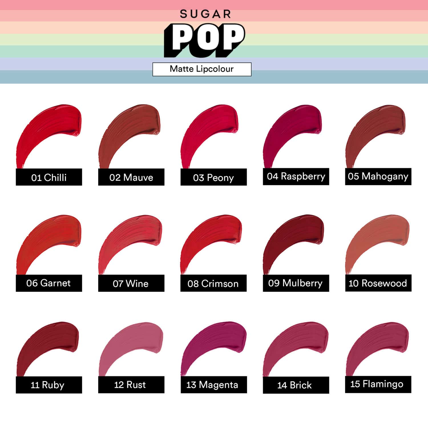 Buy SUGAR POP MATTE LIPCOLOUR - 14 BRICK Online & Get Upto 60% OFF at ...