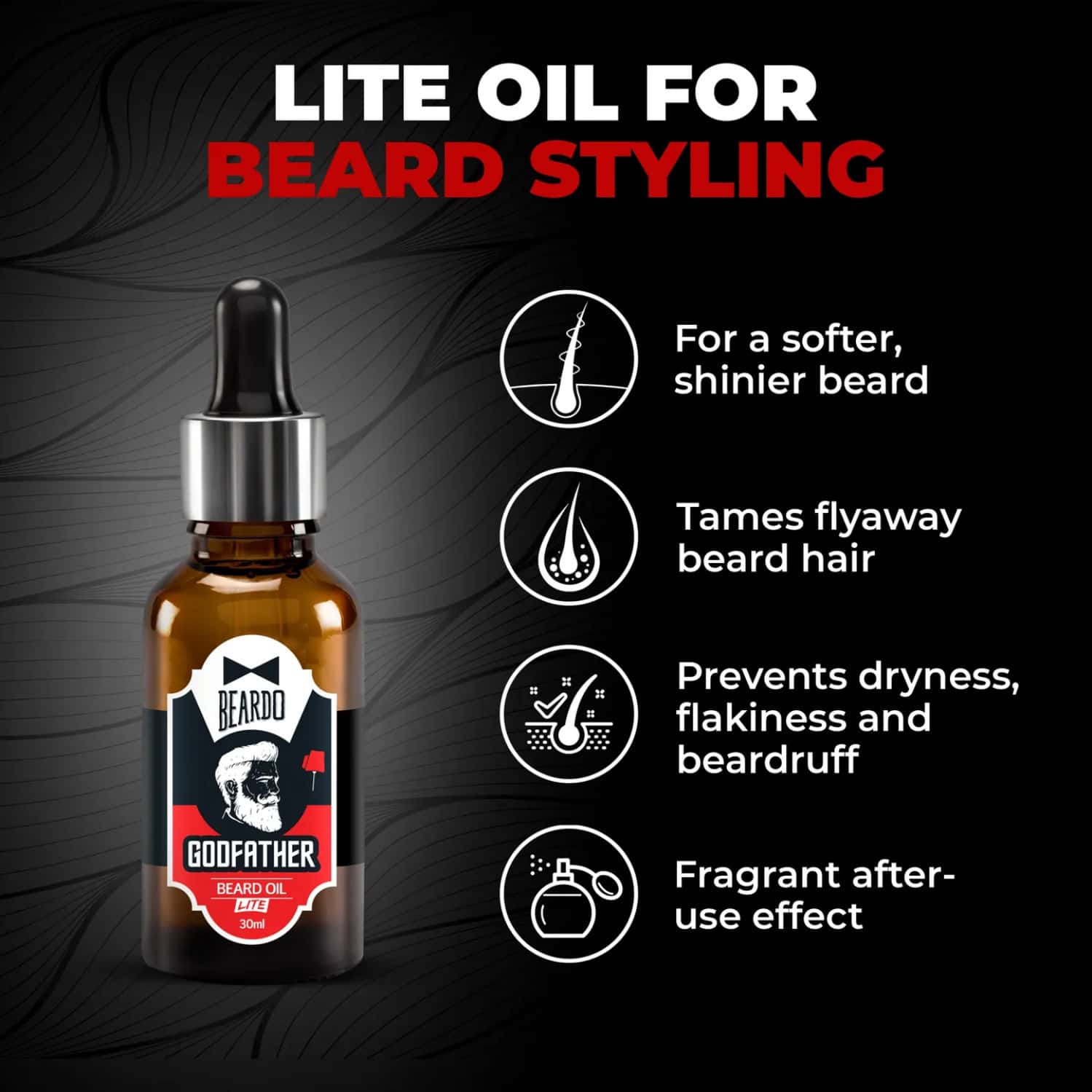 Buy BEARDO GODFATHER BEARD OIL LITE 30ML Online & Get Upto 60% OFF at ...