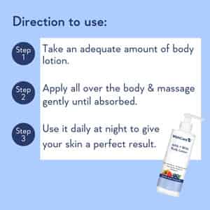 Buy WISHCARE 10% AHA + 1% BHA BODY LOTION - SMOOTHS ROUGH & BUMPY SKIN ...