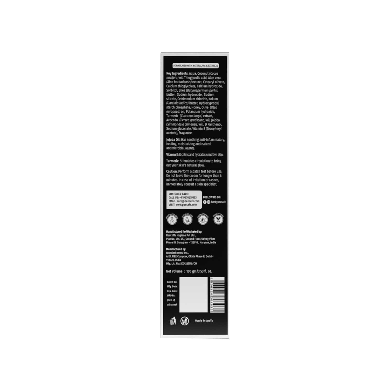Buy FURR BY PEE SAFE HAIR REMOVAL CREAM - 100 GM Online & Get Upto 60% ...