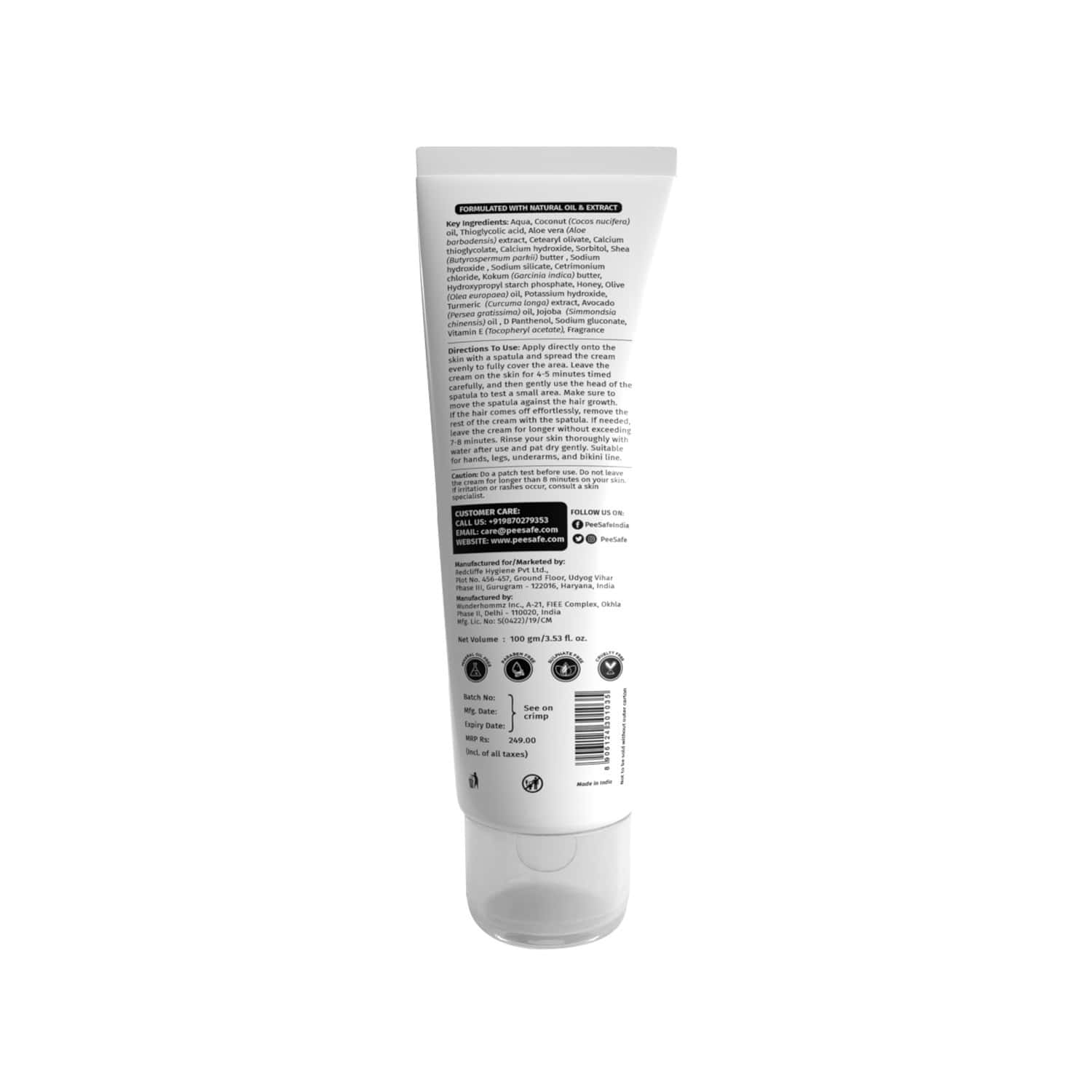Buy FURR BY PEE SAFE HAIR REMOVAL CREAM - 100 GM Online & Get Upto 60% ...