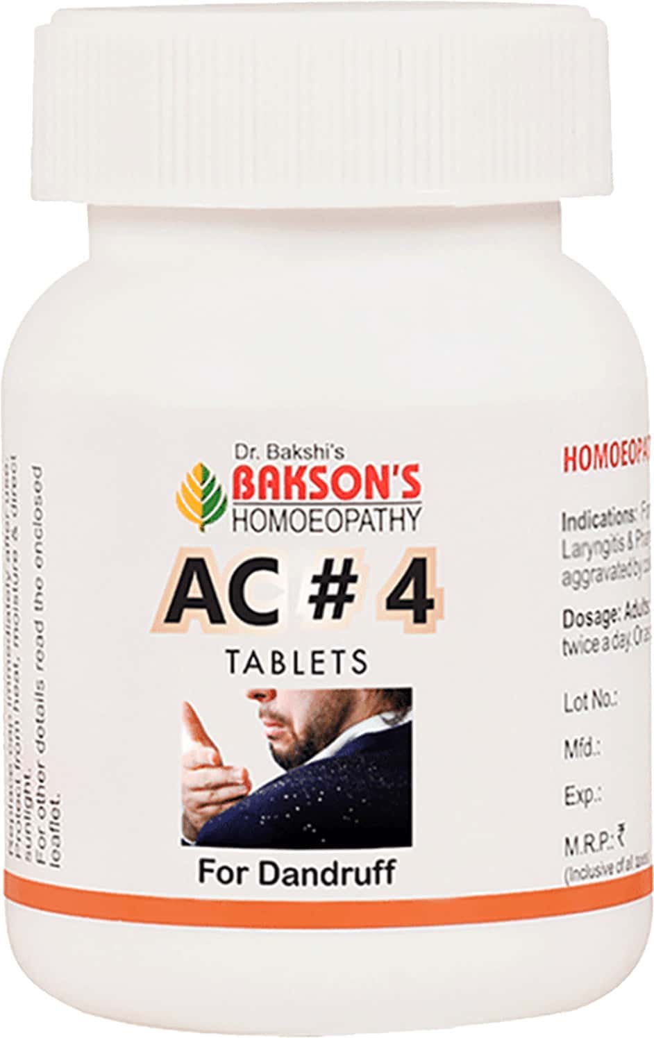 Buy BAKSONS AC#4 TABLET PACK OF 2, 75 TABS EACH Online & Get Upto 60% ...
