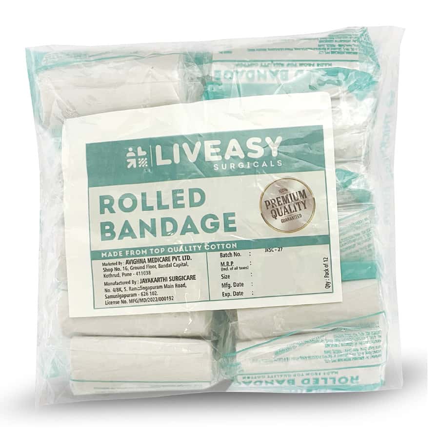 Buy LIVEASY SURGICAL ABSORBENT COTTON ROLL 125GM NET Online & Get Upto ...