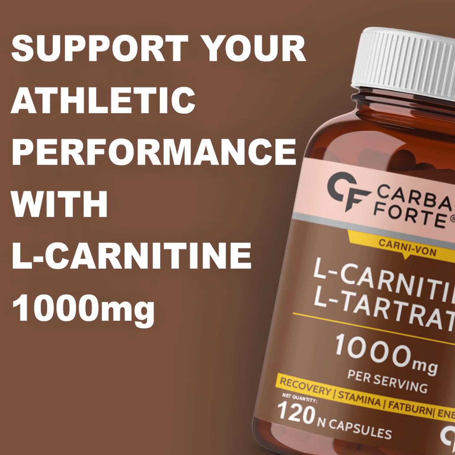 Buy CARBAMIDE FORTE L-CARNITINE SUPPLEMENT 1000MG WITH L TARTRATE-120 ...