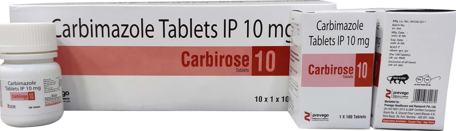 Carbirose 10 MG Tablet (100): Uses, Side Effects, Price & Dosage ...
