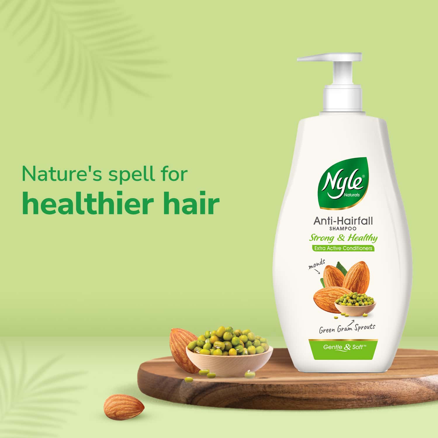 Buy NYLE NATURALS STRONG & HEALTHY 2 IN1 SHAMPOO + CONDITIONER,ALMONDS ...