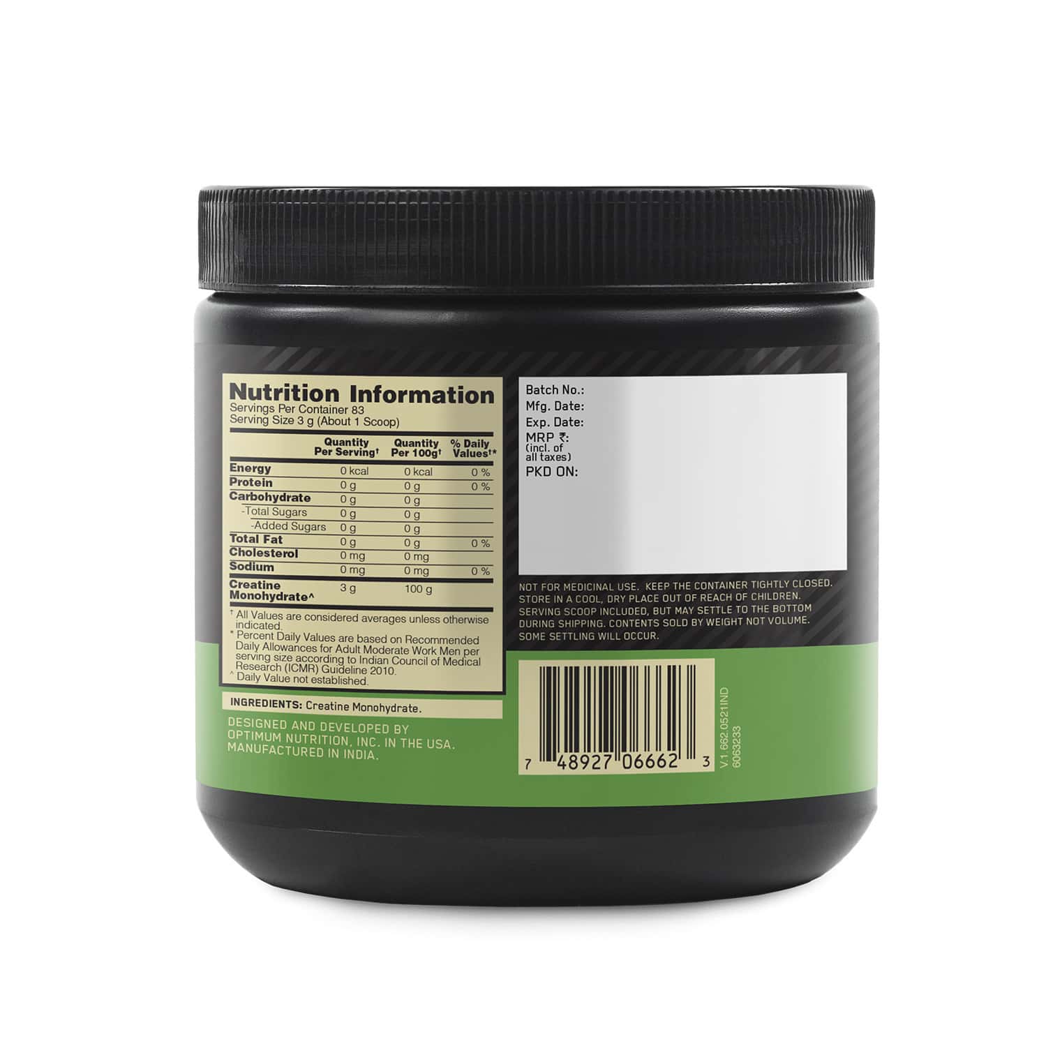Buy ON INDIA MICRONIZED CREATINE POWDER 250G Online & Get Upto 60% OFF ...